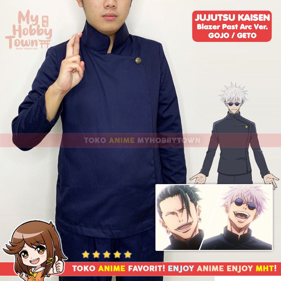 Jual Blazer Jaket Anime Gakuran Jujutsu Kaisen Geto Suguru Gojo Satoru ...