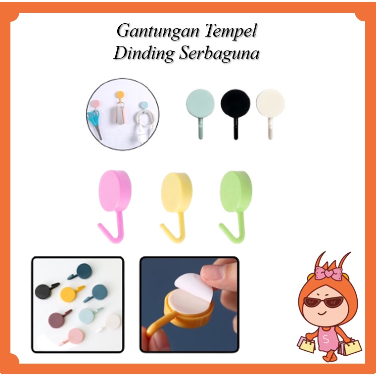 Jual Reseller Welcome - H5059 Gantungan Dinding Hook Bulat / Hook ...