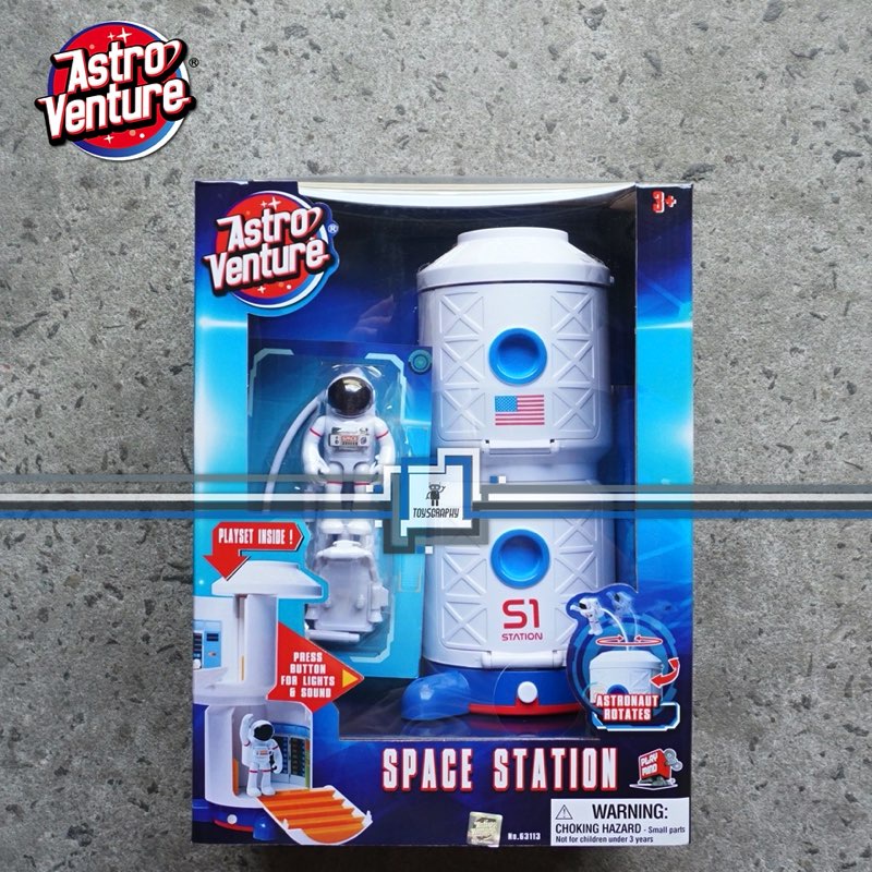 Jual Astro Venture Space Station Playset Mainan Astronot Light Sounds ...