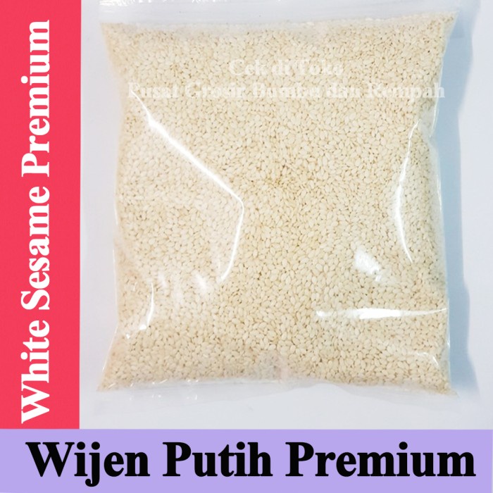 Jual WIJEN PUTIH 50 Gr / WHITE SESAME PREMIUM / BIJI WIJEN PUTIH 50 ...