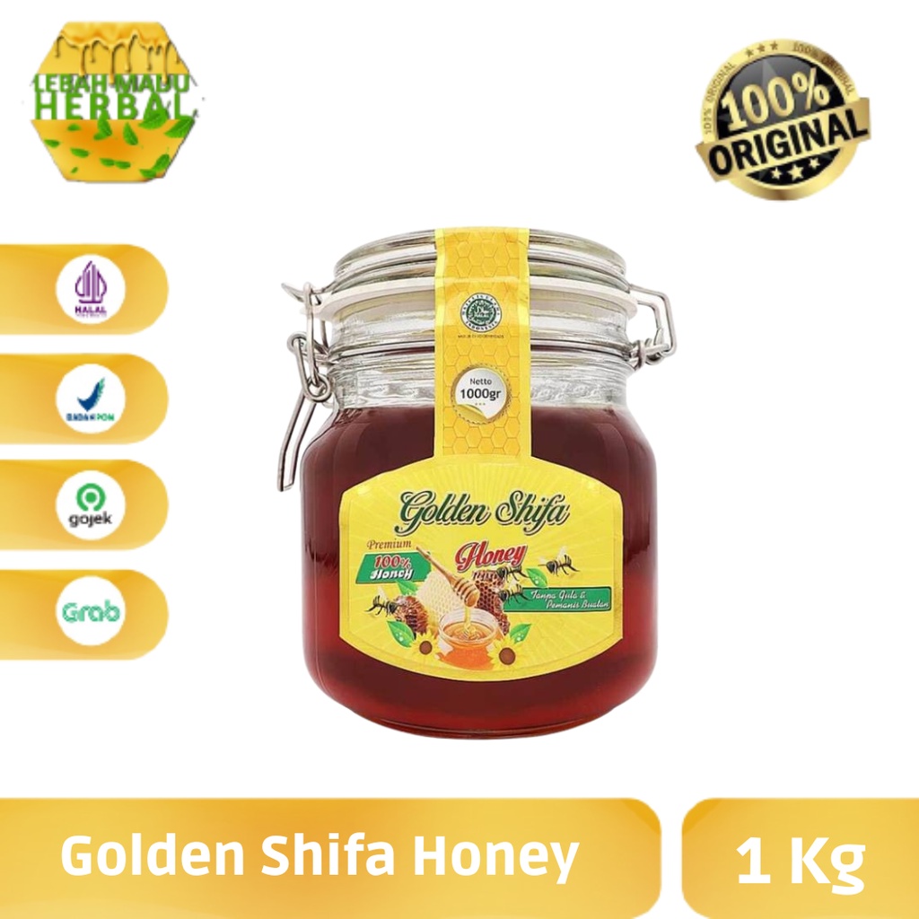 Jual Madu Golden Shifa Honey - 1 Kg Original | Shopee Indonesia