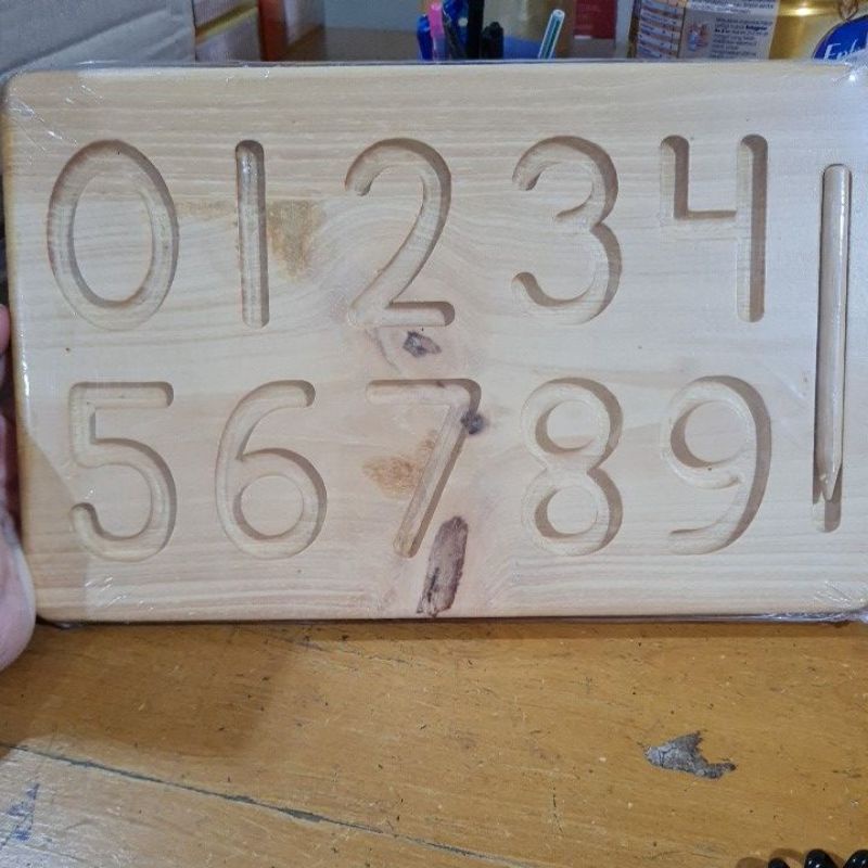 Jual montessori wooden tracing number | Shopee Indonesia