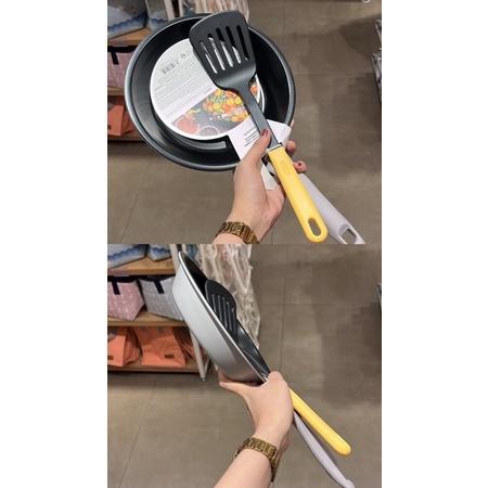 Jual TEFLON MINISO LENGKAP DENGAN SUTIL FRYING PAN WITH TURNER | Shopee ...