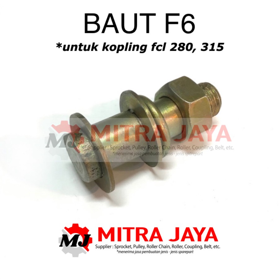 Jual BAUT F6 NUT COUPLING KOPLING KOPEL FCL | Shopee Indonesia