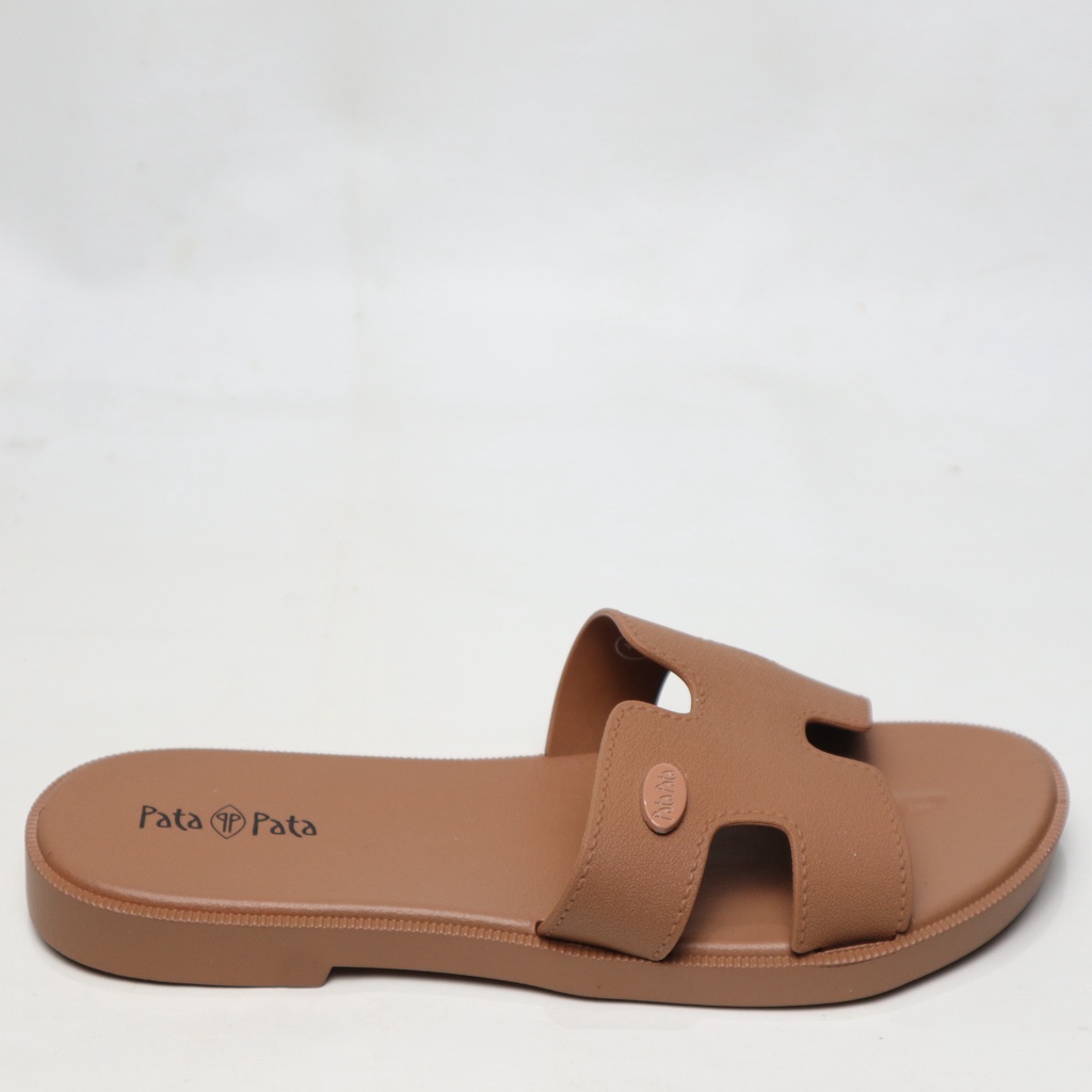 Jual Pata Pata Loona Sandal Wanita Original Coklat | Shopee Indonesia