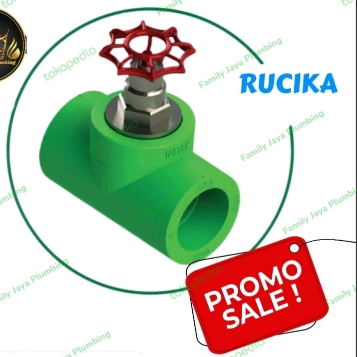 Jual GATE VALVE GV BALL VALVE 20mm 1/2" Inch - 32mm 1' Inch PPR RUCIKA ...