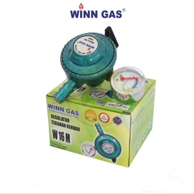 Jual Regulator Winn gas W 16 Meter tekanan rendah | Shopee Indonesia