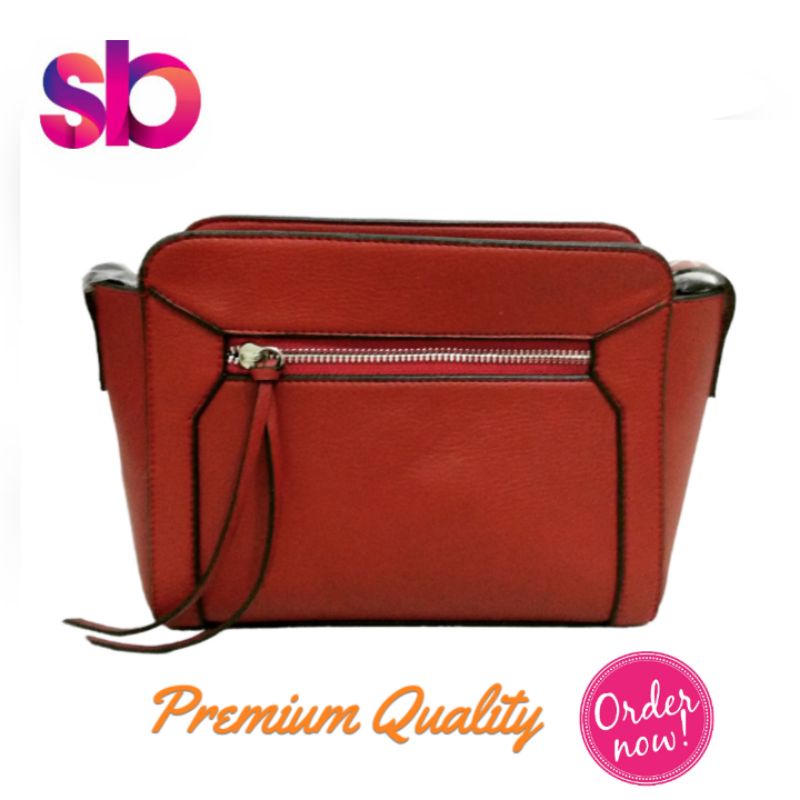 Jual Luxio Bag [Maroon / Merah Marun] Tas Selempang Slingbag Cewek ...