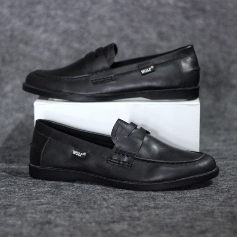 Jual SULTAN FOOTWEAR X COTTON | Sepatu Kasual Pria Slip On Slop Kulit ...