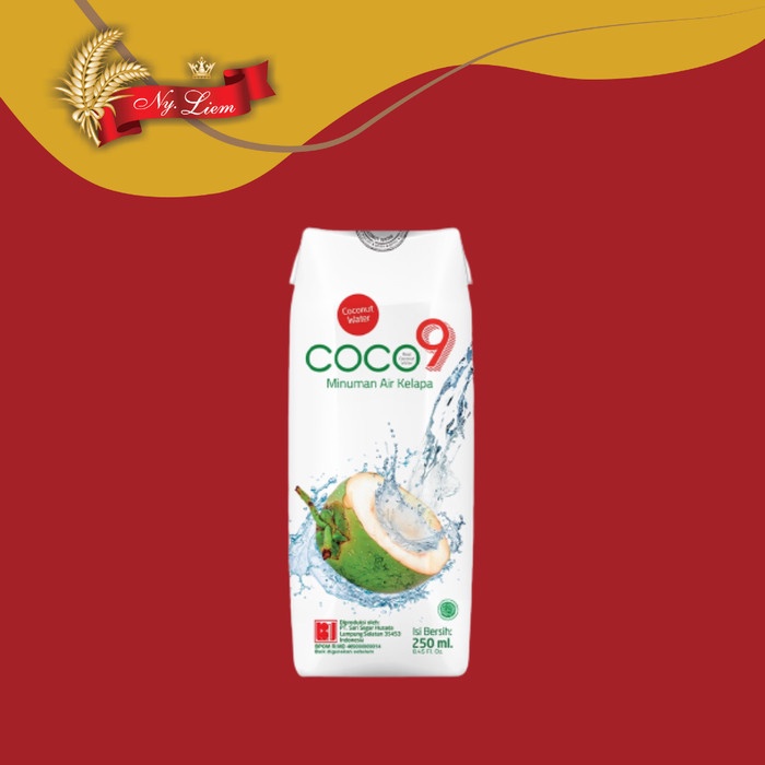 Jual COCO 9 Coconut Water / Minuman Air Kelapa 250 mL | Shopee Indonesia