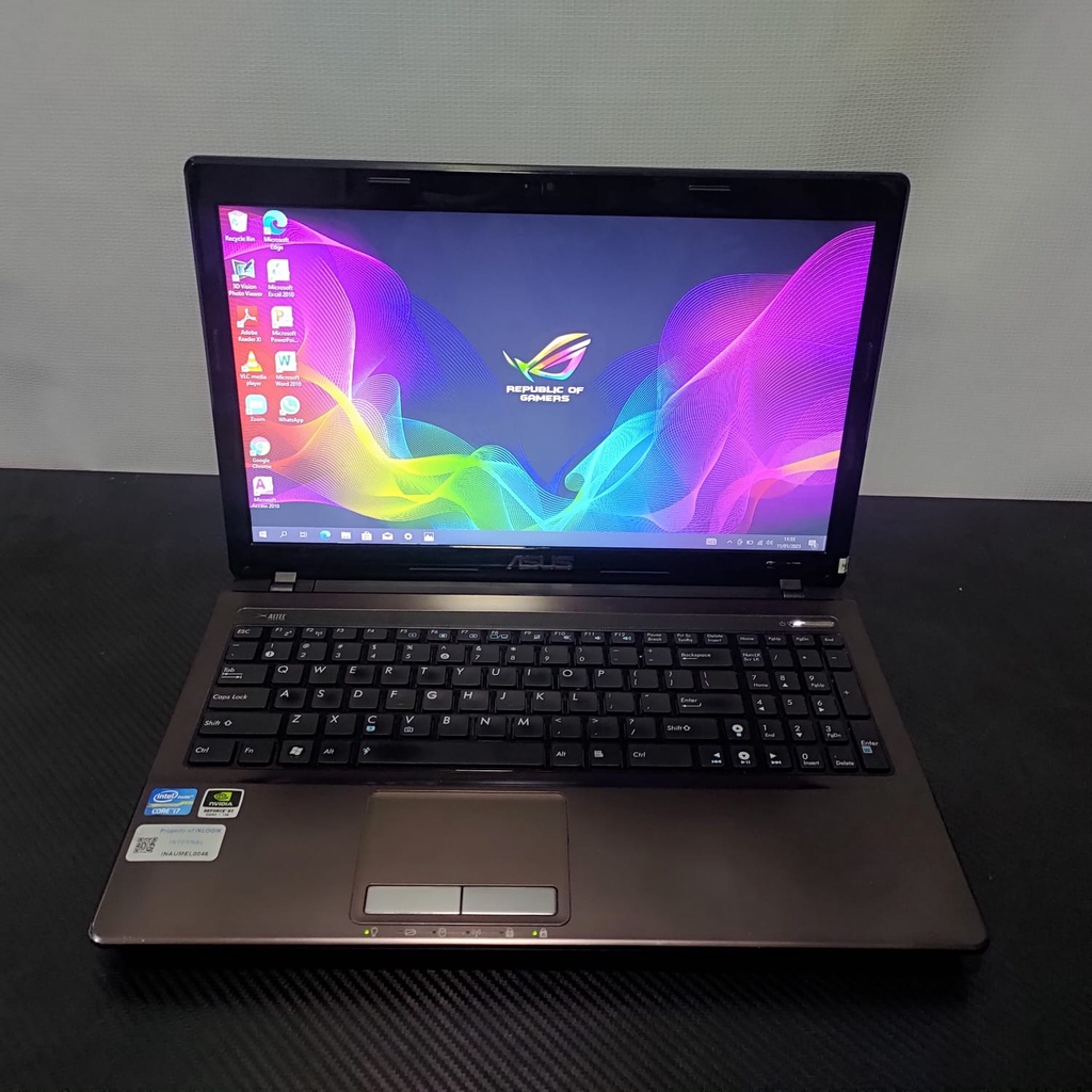 Jual Laptop Asus K53SC intel Core i7 Ram 8GB SSD 256GB/1TB - Siap pakai ...