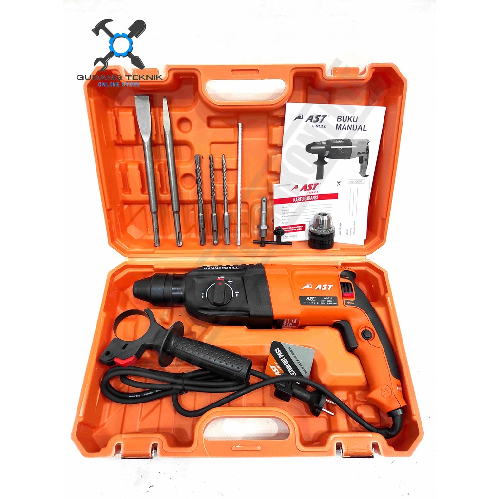 Jual Mesin Rotary Hammer 26mm AST AS-226 / Mesin Bor Bobok Tembok Beton ...