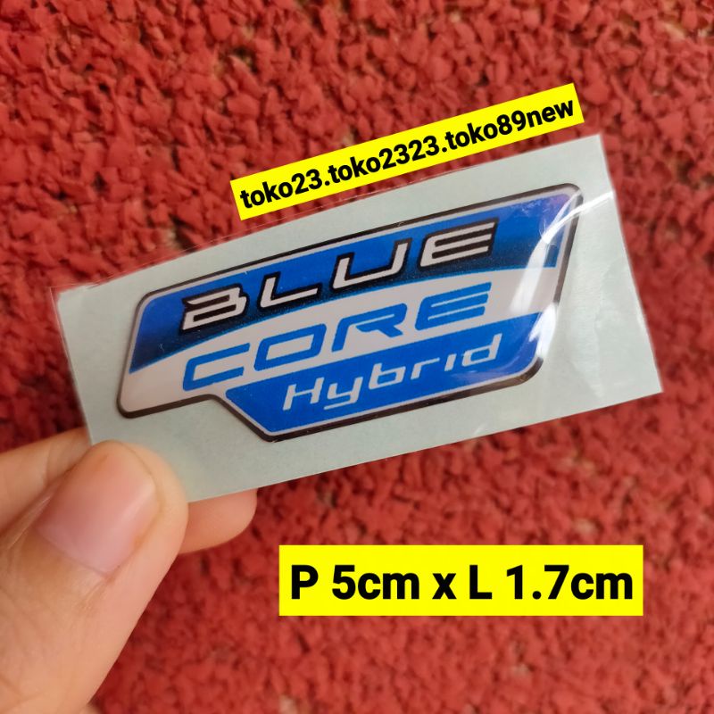 Jual stiker blue core hybrid stiker timbul motor | Shopee Indonesia