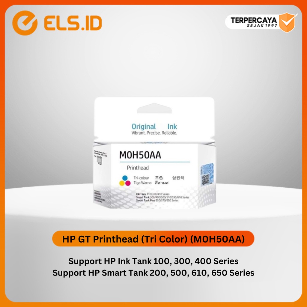 Jual HP GT Printhead (Tri Color) (M0H50AA) | Shopee Indonesia