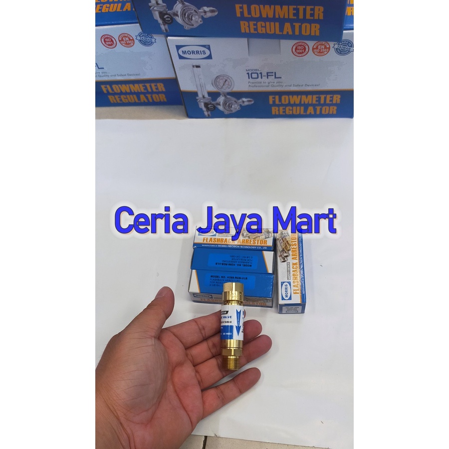 Jual Morris Flashback Arrestor For Regulator Oxygen HA288-RGB-ULB ...