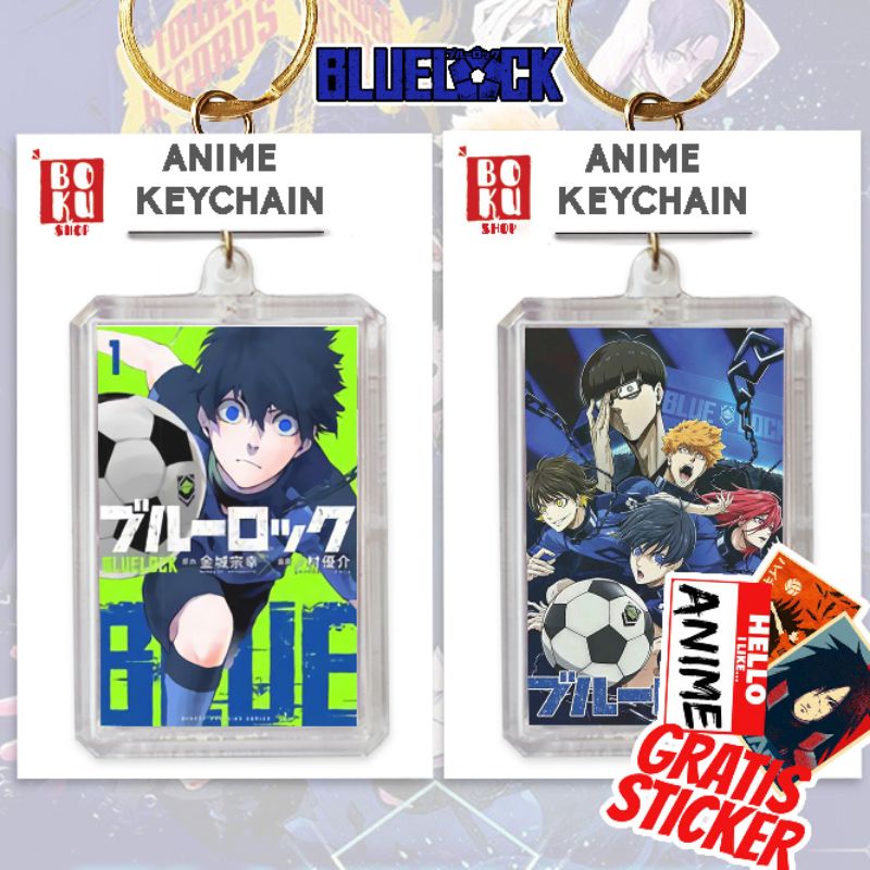 Jual (TERBARU) Gantungan kunci murah Anime BLUE LOCK/Keychain Anime ...