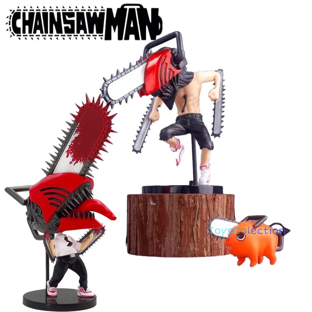 Jual ACTION FIGURE CHAINSAW MAN DENJI POWER POCHITA TOPPER CAKE MAINAN ...