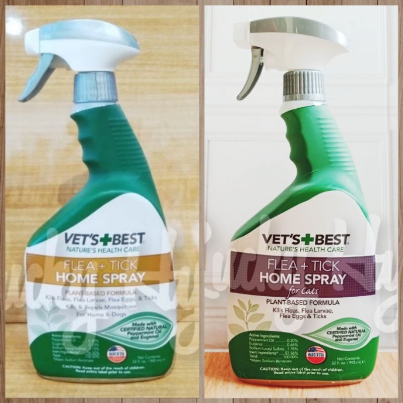 Jual Vets Best Flea & Tick Home Spray 32oz 945ml Semprotan Anti Kutu ...