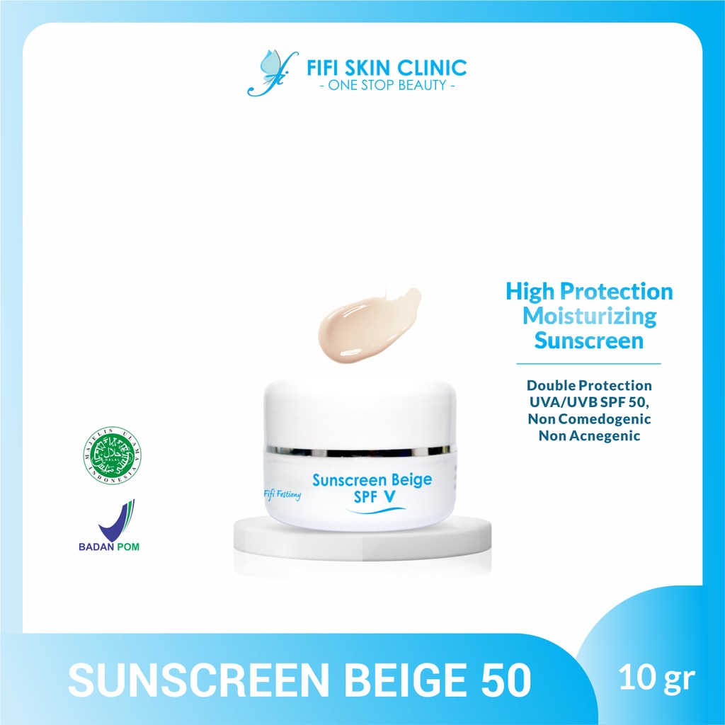 Jual FI SUNSCREEN BEIGE SPF 50 by dr Fifi Festiany FIFI SKIN CLINIC ...