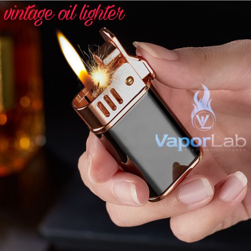 Jual korek api pakai roda minyak classic vintage mini oil lighter gift ...