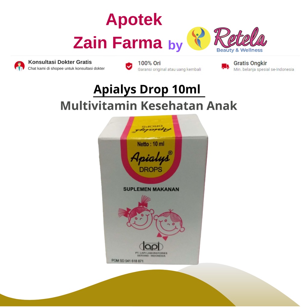 Jual APIALYS DROPS 10ML | Shopee Indonesia