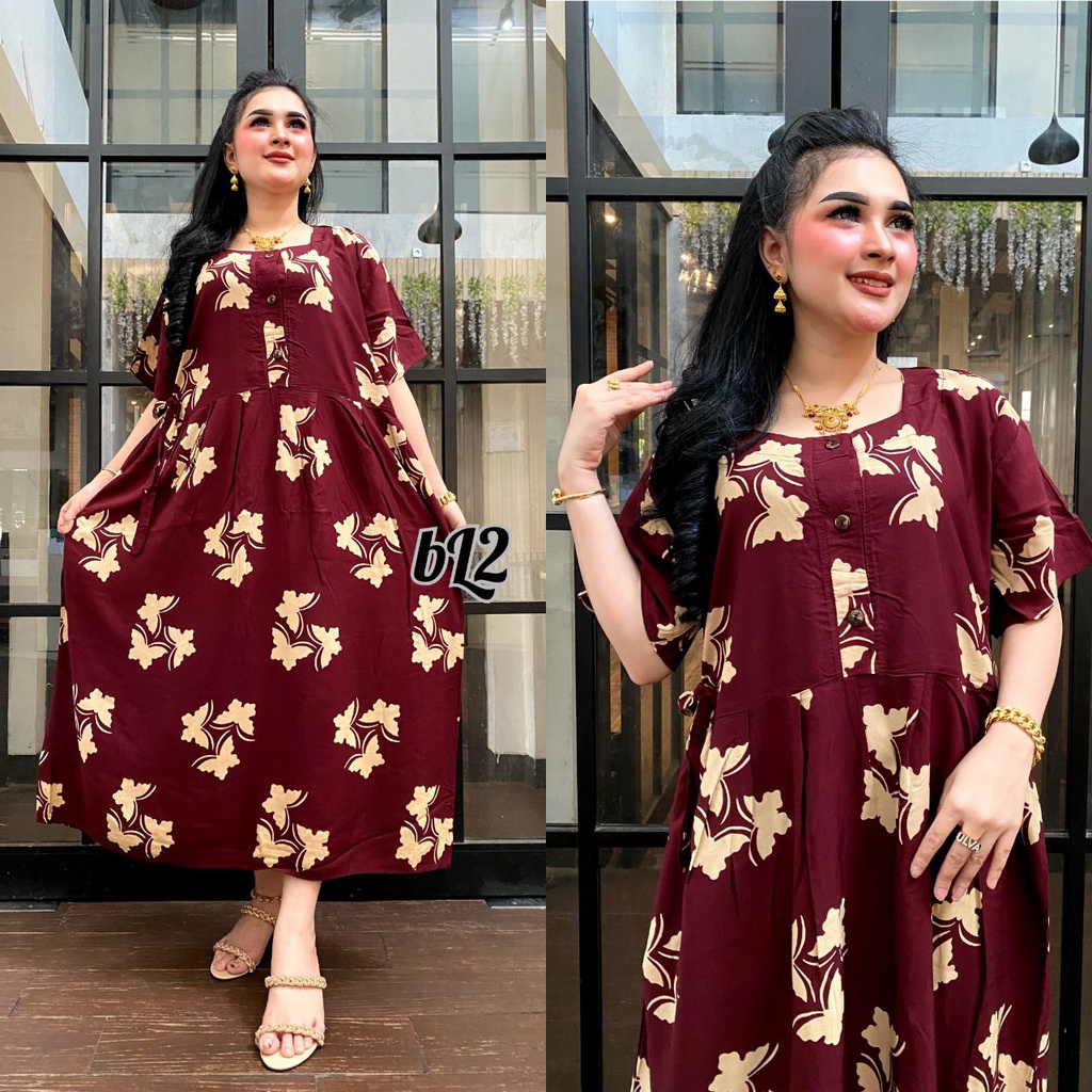 Jual Pakaian Ibu Hamil dan Menyusui / Daster Jumbo Chibi Kupu LD 120 ...