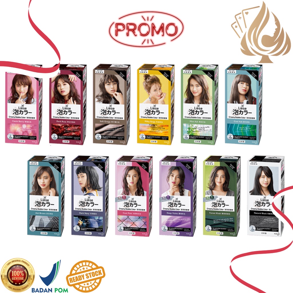 Jual Liese Creamy Bubble Hair Color Coloring Foam Semir Pewarna Rambut ...