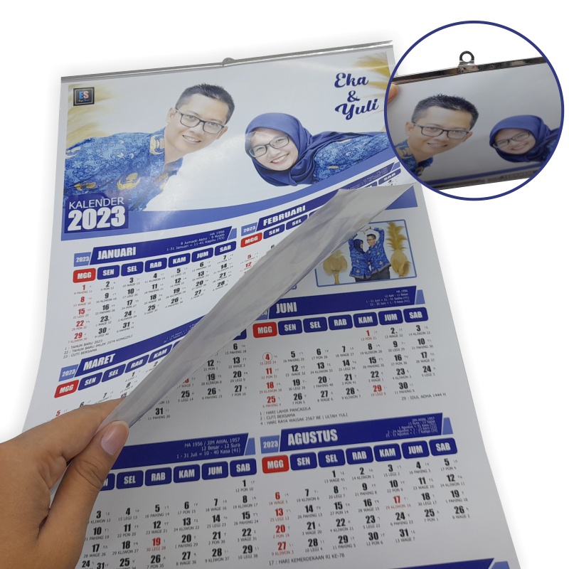 Jual KALENDER DINDING 3 LEMBAR KLIP SENG (1 LEMBAR 4 BULAN) | Shopee Indonesia