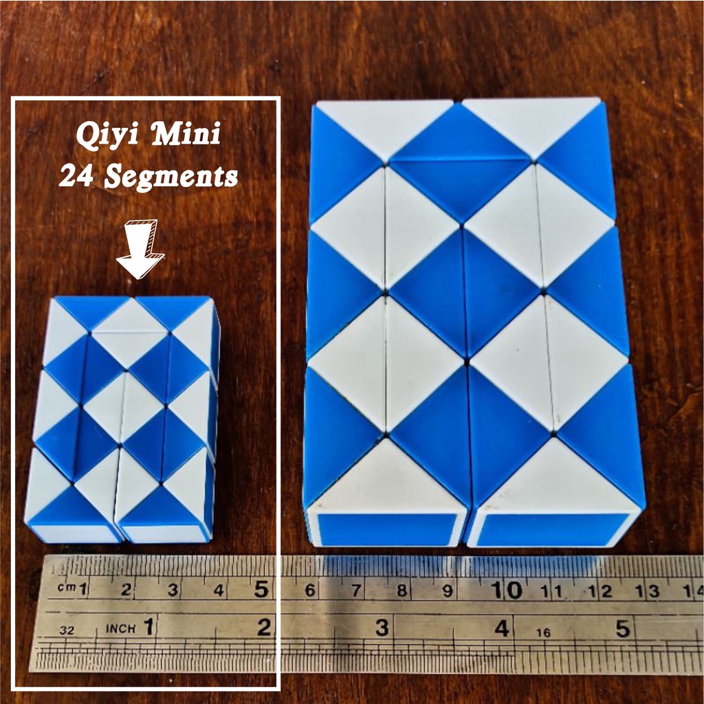 Jual Qiyi Rubik Snake 24 Mini / Magic Snake 24 Segments | Shopee Indonesia