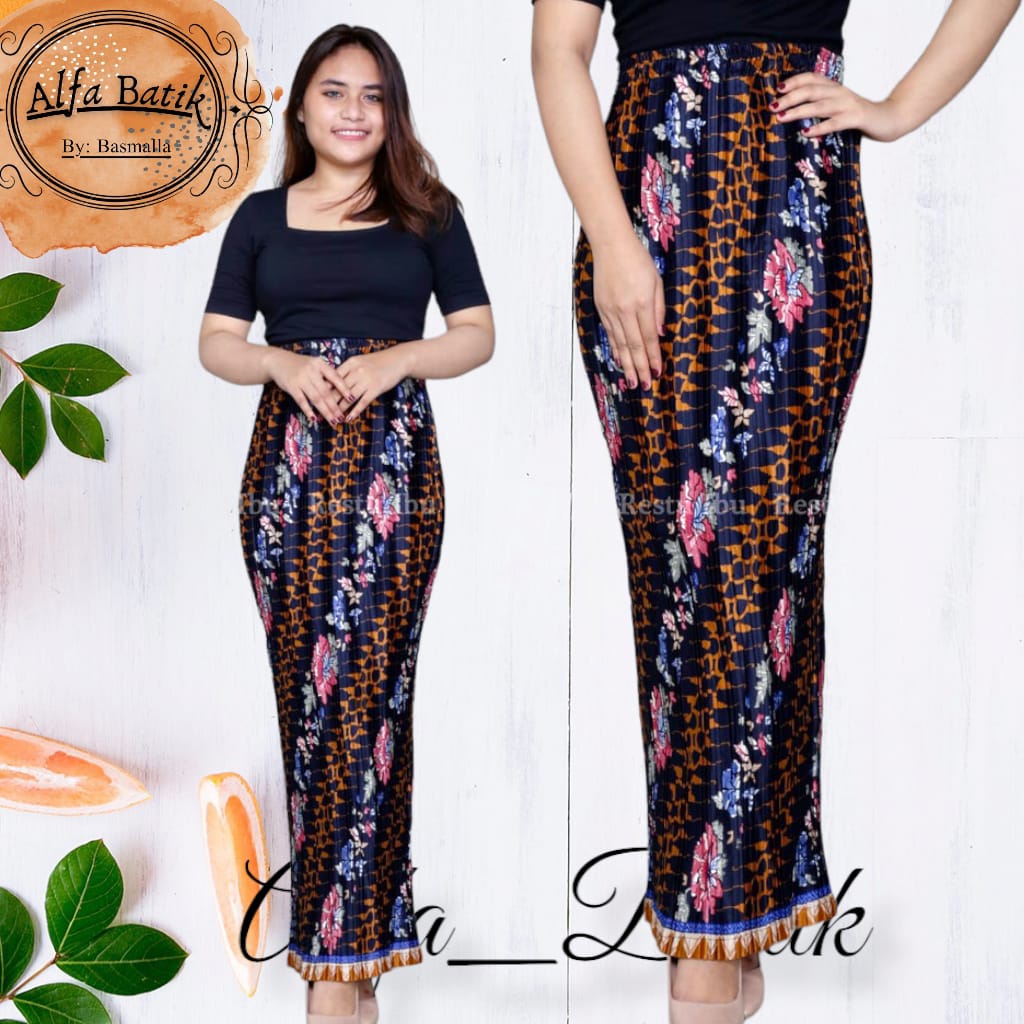 Jual ROK PLISKET BATIK / ROK PLISKET / BAWAHAN KEBAYA / ROK KEBAYA ...