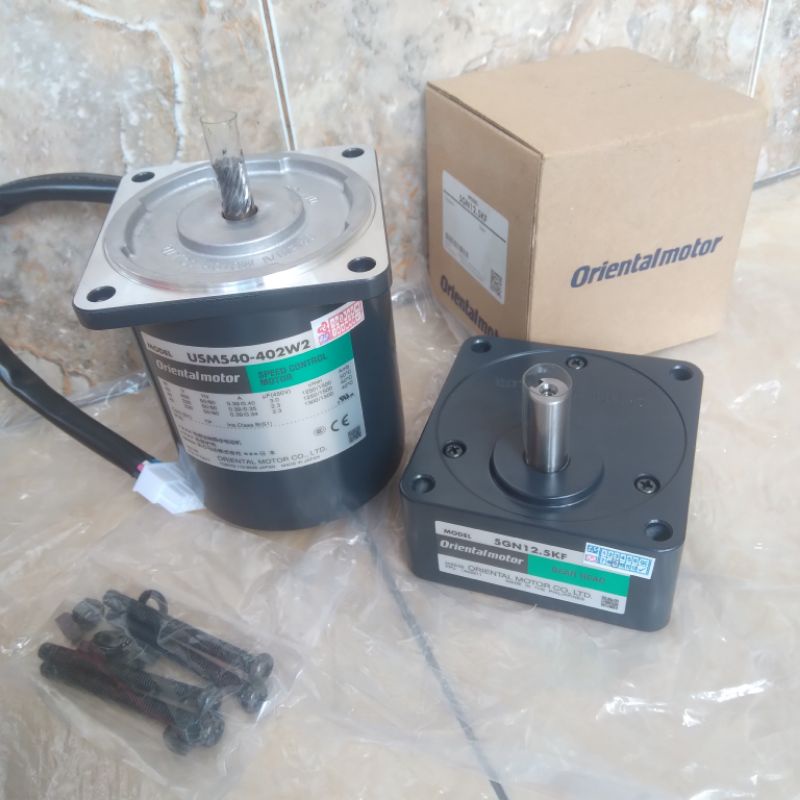 Jual AC MOTOR GEARBOX Oriental 220V RARTIO 1:12.5 40W BARU | Shopee Indonesia