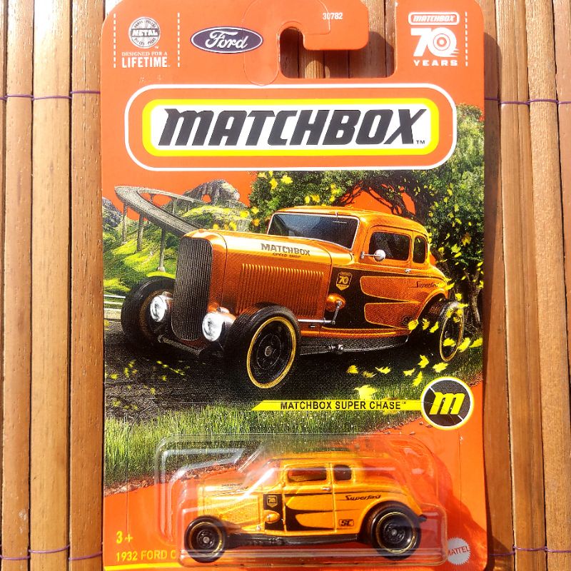 Jual MATCHBOX SUPER CHASE CAR 1932 FORD COUPE MODEP B 2022 ORANGE ...