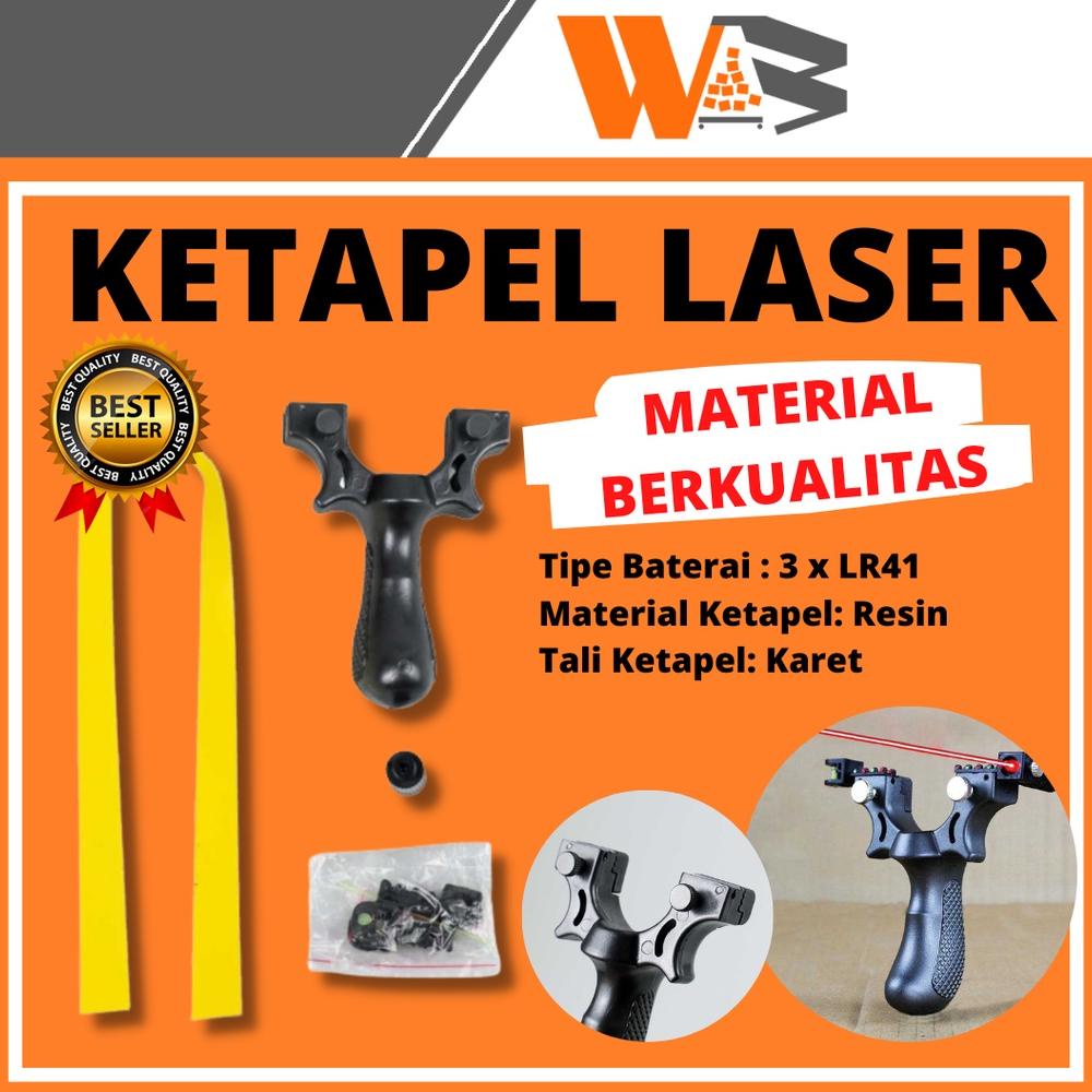 Jual Ketapel Slingshot Murah Ketapel Laser Tactical Plus Karet Ketapel ...