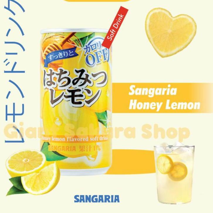Jual kode4v9Uj Sangaria Honey Lemon Drink / minuman jepang / soda jepang / minuman import jepang ...