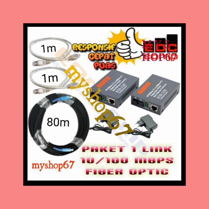 Jual !!!!!!] Paket HTB 3100+Cable drop chord 80M+Cable LAN 1mter (2pcs ...