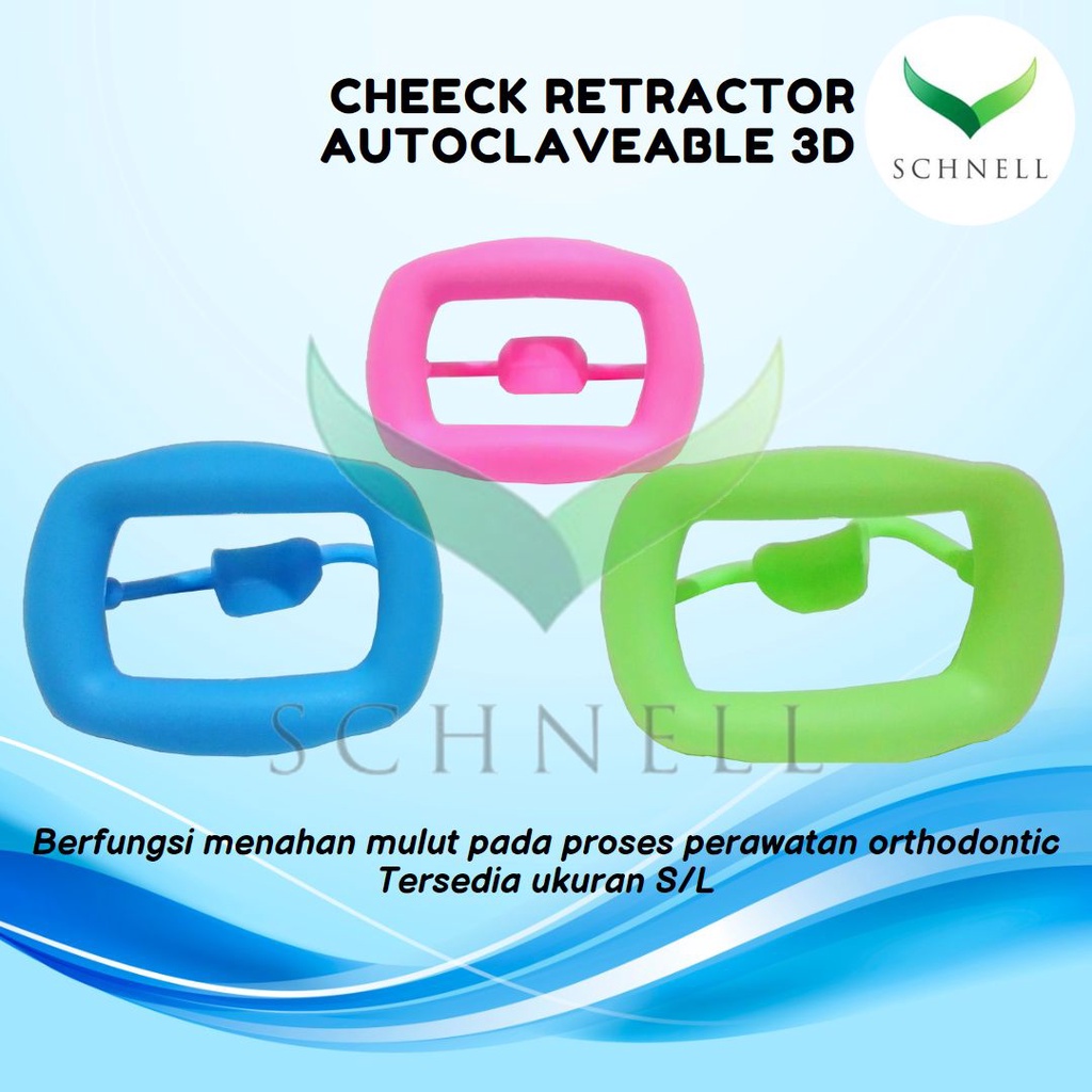 Jual Cheek Retractor Autoclaveable 3D Size S-L /Check Retractor ...