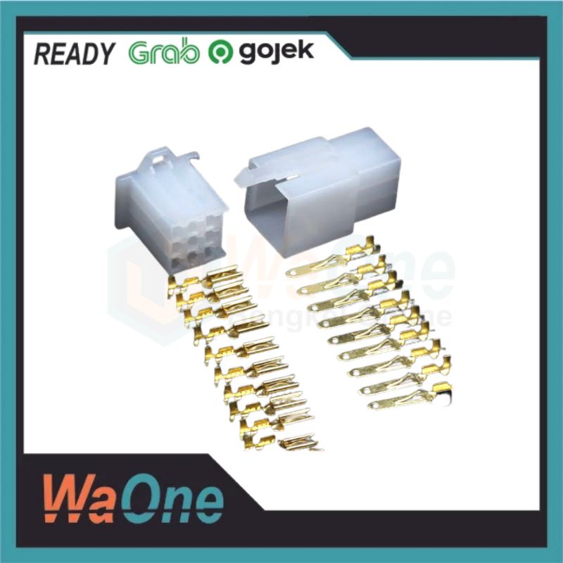 Jual Socket Konektor Kecil 9 Pin Male/Female Soket Kabel Motor 9Pin ...