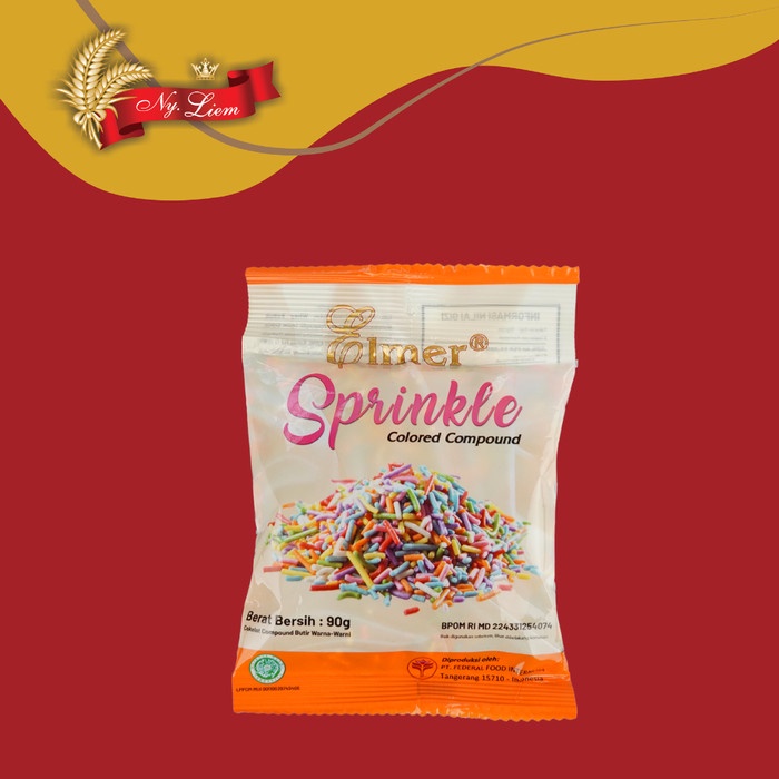 Jual ELMER Sprinkle Choco Rice / Meises / Meses Warna-Warni SACHET 90gr ...