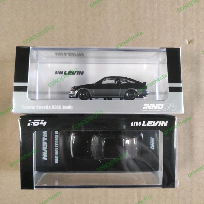 Jual INNO64 TOYOTA COROLLA AE86 LEVIN BLACK GREY | Shopee Indonesia