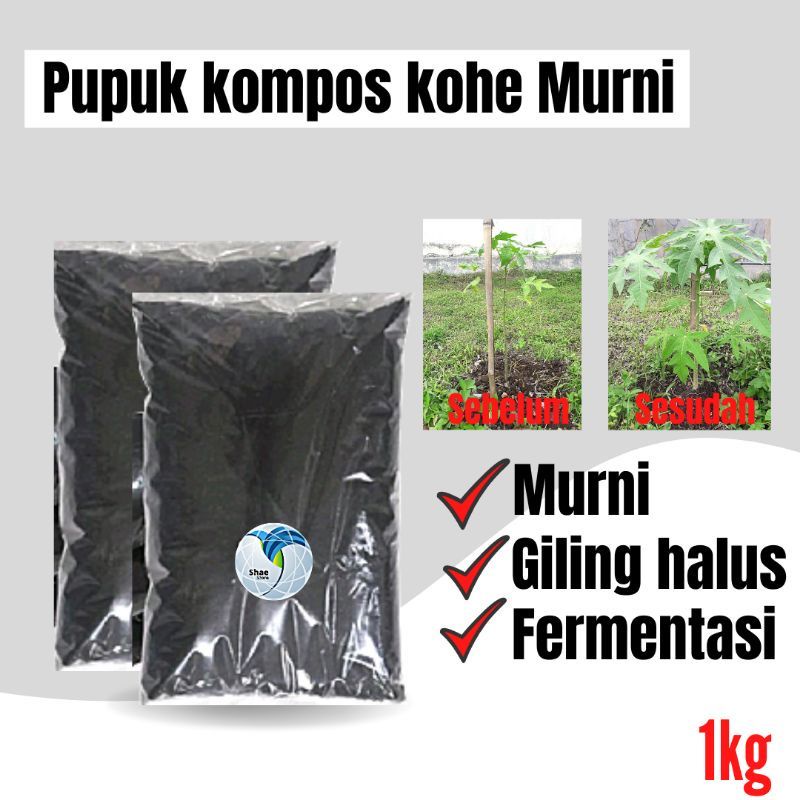 Jual pupuk kompas kohe kambing giling halus murni organik fermentasi ...