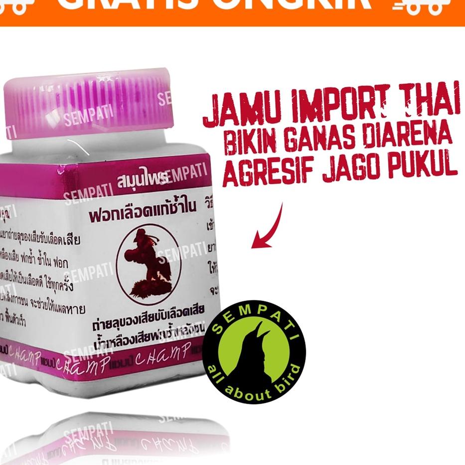 Jual New Products OBAT LUKA DALAM AYAM KERING CHAMP BANGKOK IMPORT KAPSUL AYAM PASCA TARUNG OBAT ...