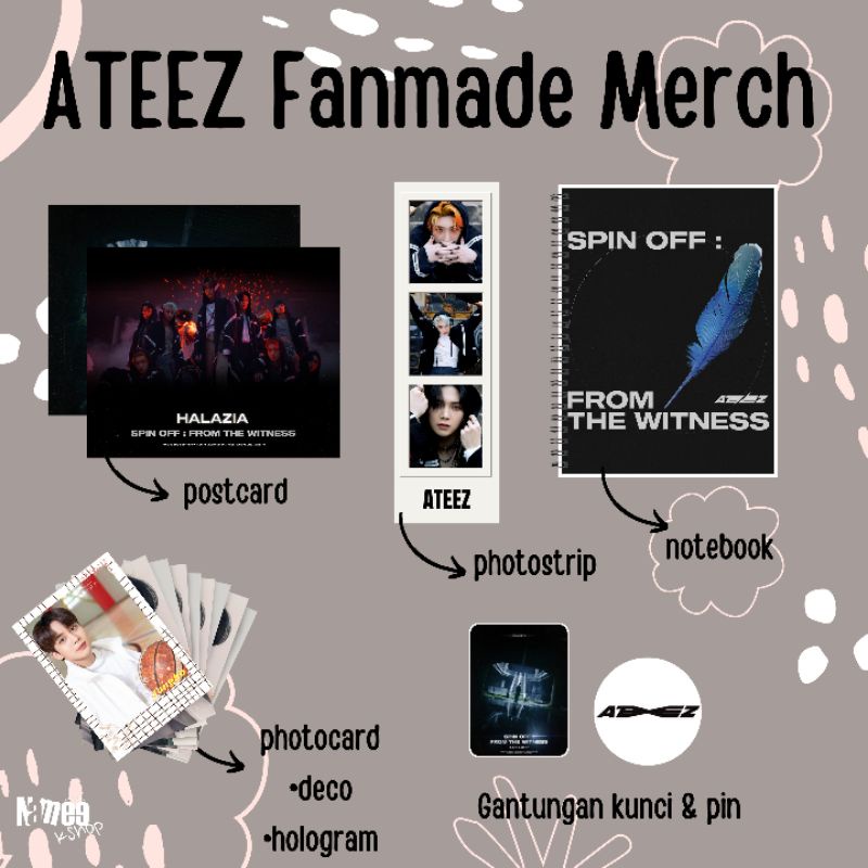 Jual ATEEZ Merch Fanmade KPOP | Shopee Indonesia