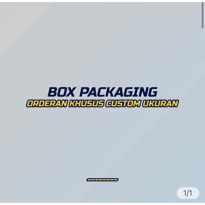 Jual box ukuran custom packaging | Shopee Indonesia