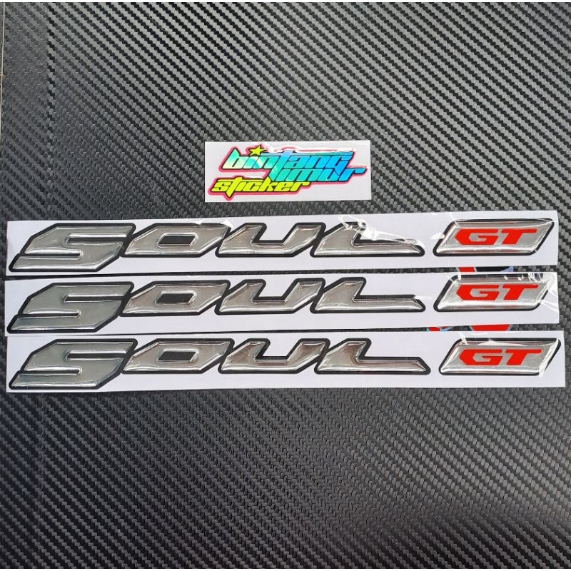 Jual STICKER EMBLEM TIMBUL MIO SOUL GT TIMBUL 3D | Shopee Indonesia