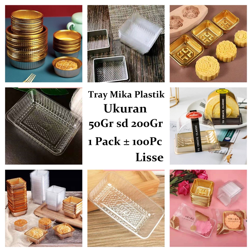 Jual Mika Tray Mika Plastik Mooncake Tray Mooncake Kue Bulan Nastar ...
