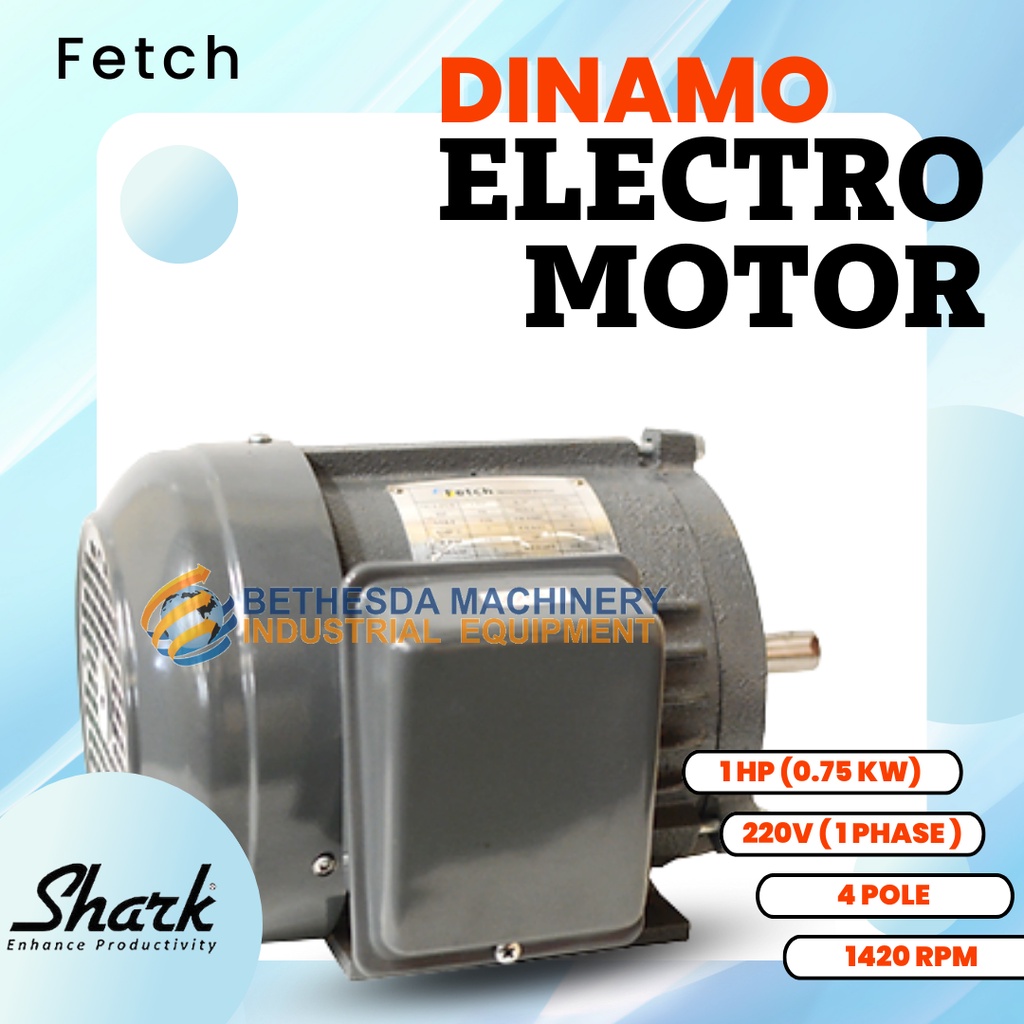 Jual Electric dinamo 1hp 1phase Fetch motor penggerak 2 hp 1.5kw 1500 RPM | Shopee Indonesia