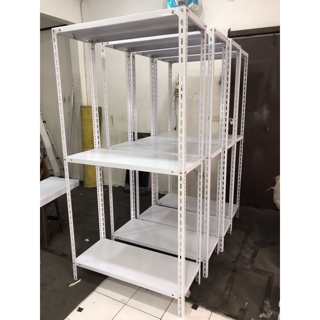 Jual Rak barang 3 susun 60x100 x Tinggi 150-200cm / rak besi siku / rak ...