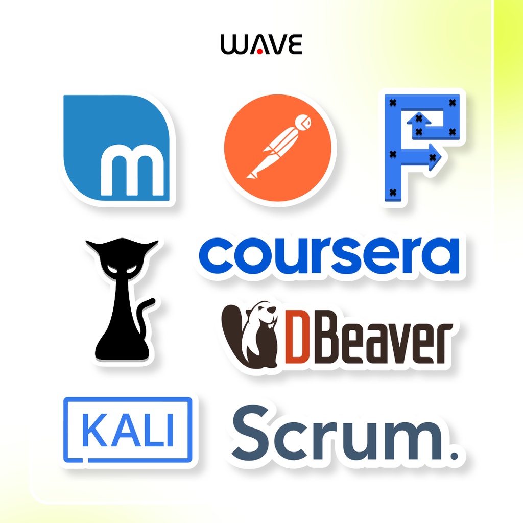 Jual Cutting Sticker Vinyl IT Programming Premium Waterproof - Kali Linux / Backbox Linux Mint ...