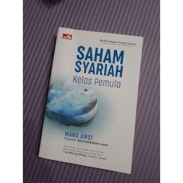Jual Buku Saham Syariah Ori Second Shopee Indonesia 