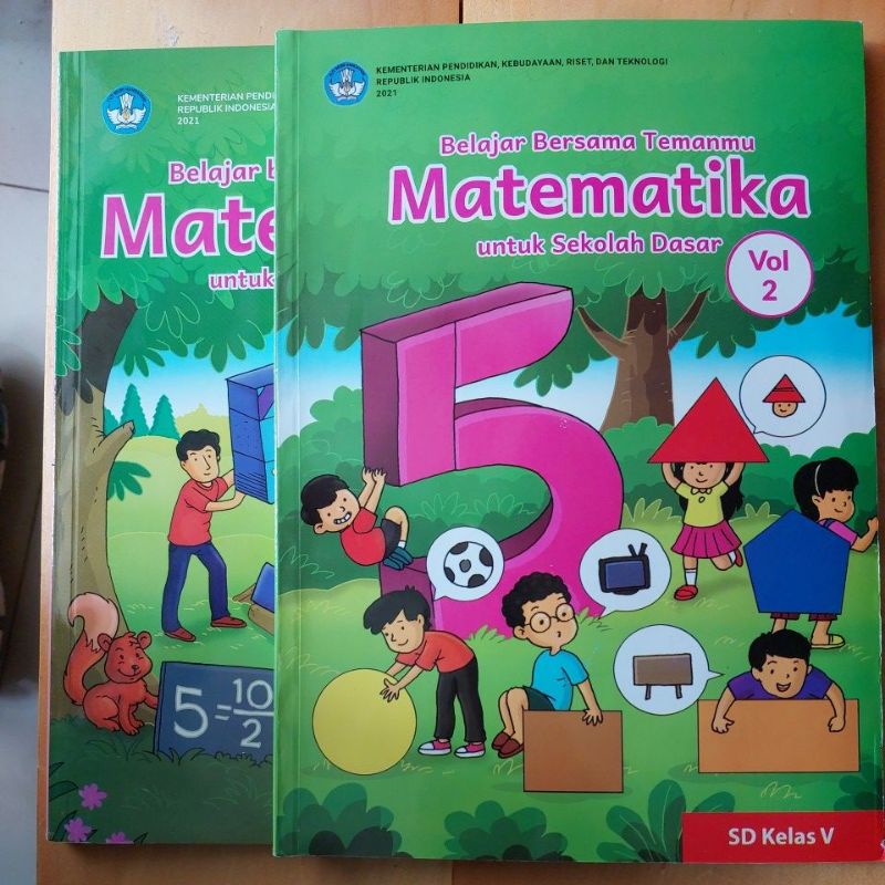 Jual Belajar bersama temanmu Matematika 2 5 SD Vol 1 Vol 2 Kurikulum Merdeka Sekolah Penggerak ...